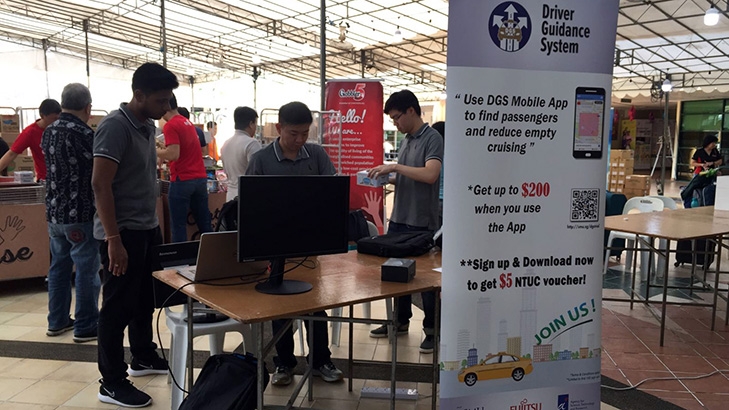 Driver Guidance System (DGS) Trial | Fujitsu-SMU UNiCEN Corp. Lab